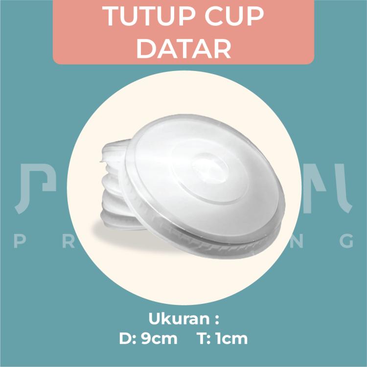 Tutup Cup Cembung dan Datar - Pakemprintpack.com